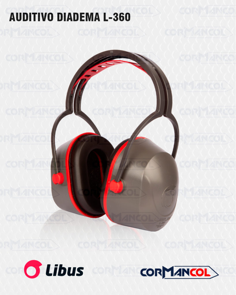 Protector auditivo diadema L-360 LIBUS | Cormancol