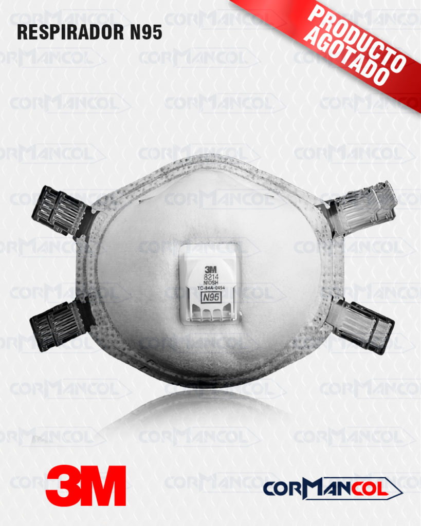 Respirador para protección N95 8214 (3M) | Cormancol