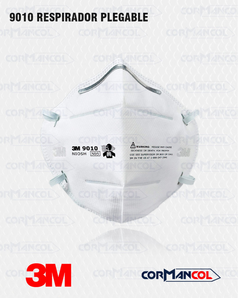 Respirador N95 para partículas 9010 (3M) | Cormancol